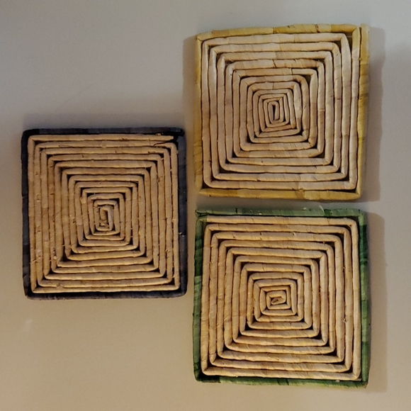 Kitchen | Vintage Wicker Trivets | Poshmark